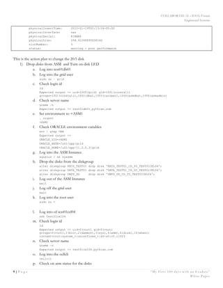 My First 100 days with an Exadata (WP) | PDF