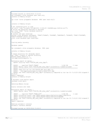 RMAN in 12c: The Next Generation (WP) | PDF
