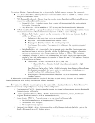 DBA 101 : Calling all New Database Administrators (WP) | PDF | Databases | Computer Software and ...