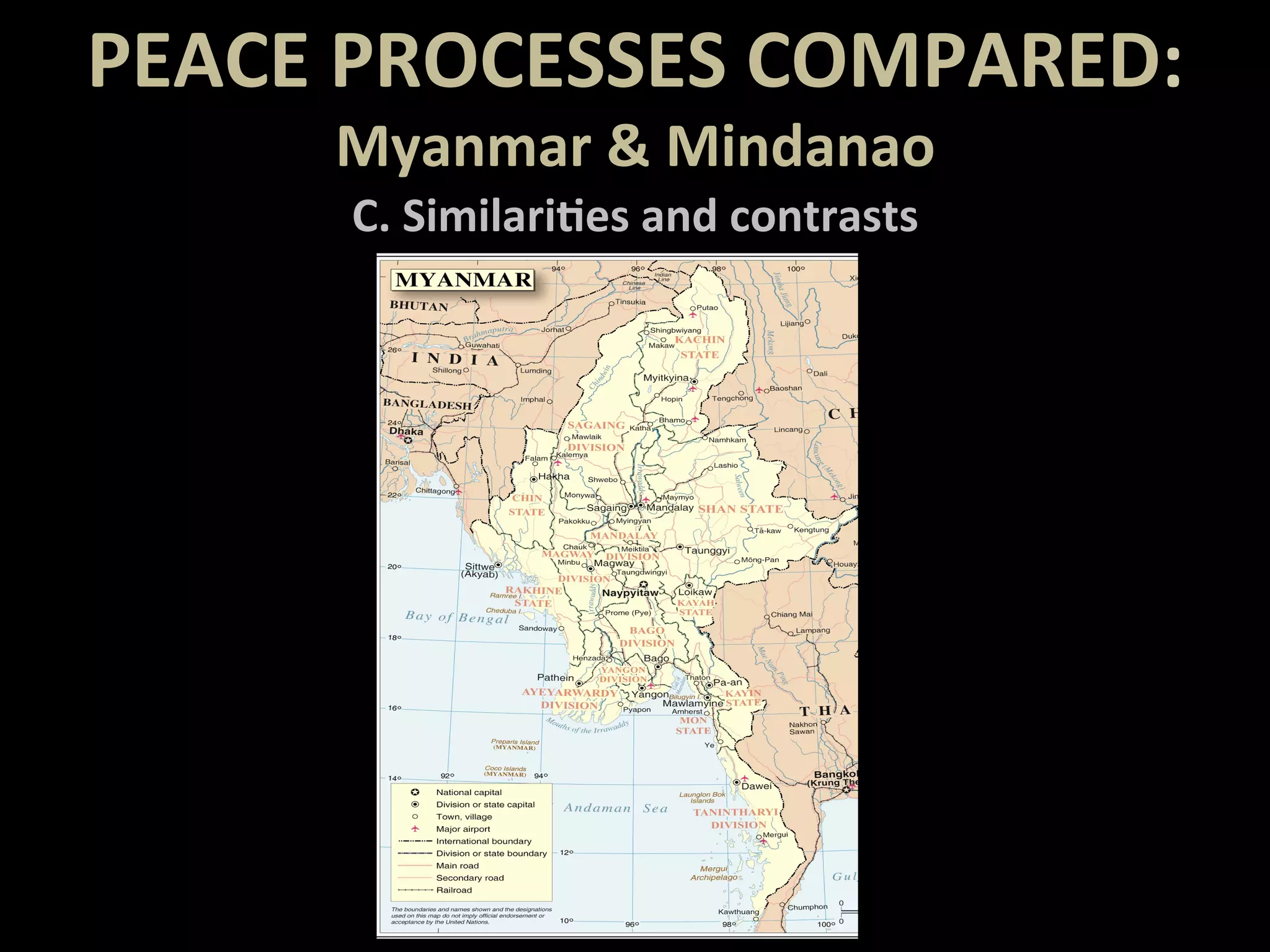 Peace Processes Compared: Myanmar and Mindanao | PDF
