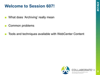 Archiving In Content Management - A Deeper Look | PPT | Web Development | Internet