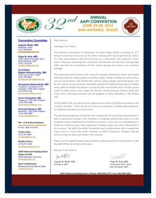 2014 AAPI Convention Marketing Prospectus | PPT