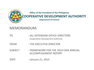 2014 CDA Dagupan Accomplishment Report | PPT
