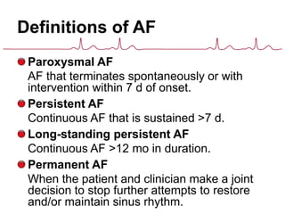2014 AHA/ACC/HRS Atrial Fibrillation Guideline | PPT