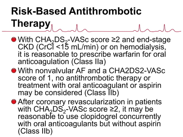 2014 AHA/ACC/HRS Atrial Fibrillation Guideline | PPT