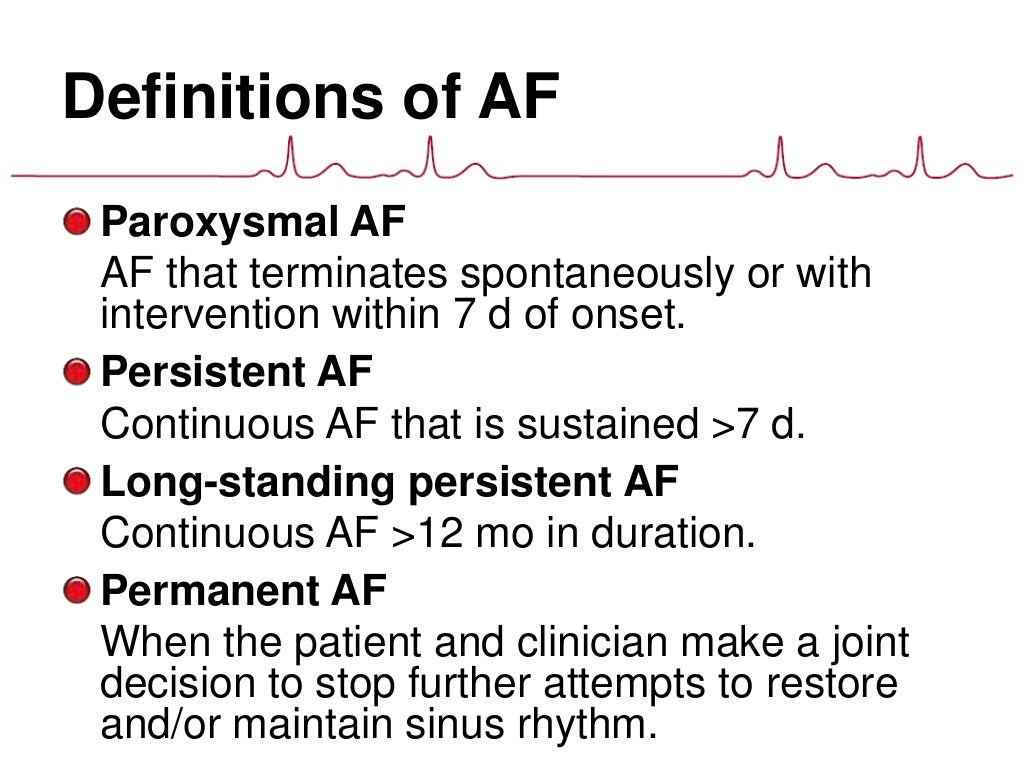 2014 AHA/ACC/HRS Atrial Fibrillation Guideline