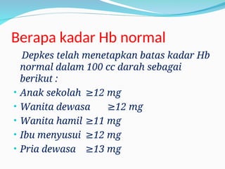 2014 ANEMIA RATRI USKESMAS NGEMBAL KULON.ppt