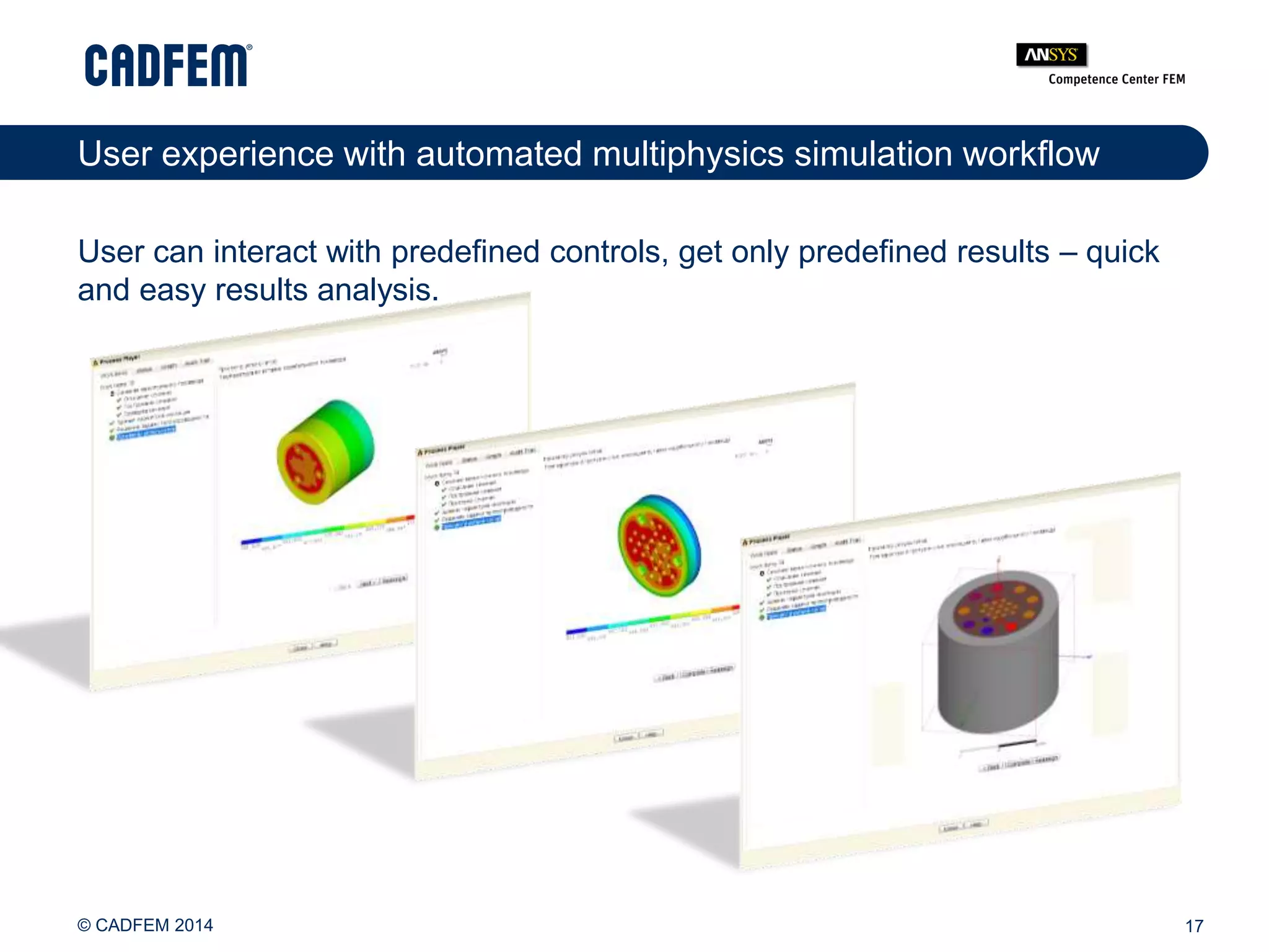 ANSYS EKM-based strategy for integrated multiphysics simulation ...