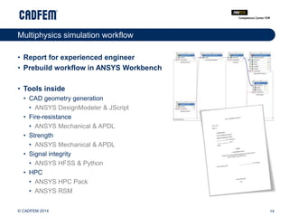 ANSYS EKM-based strategy for integrated multiphysics simulation workflow automation | PPTX