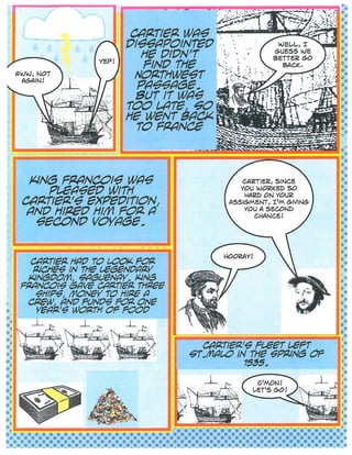 Jonah's cartoon report on Jacque Cartier | PDF