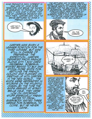 Jonah's cartoon report on Jacque Cartier | PDF