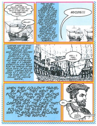 Jonah's cartoon report on Jacque Cartier | PDF
