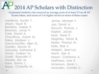 2014 ap scholars | PPTX