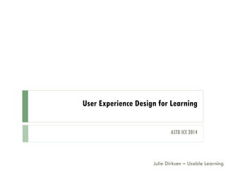 UX for Learning Design | PPT