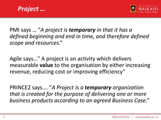 Top tips to starting a project | PPTX