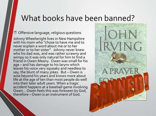 2014 Banned Books Presentation | PPTX | Law