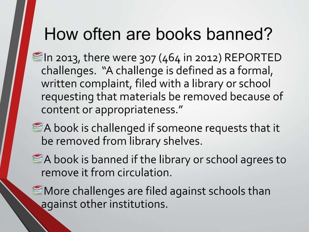 2014 Banned Books Presentation | PPTX | Law