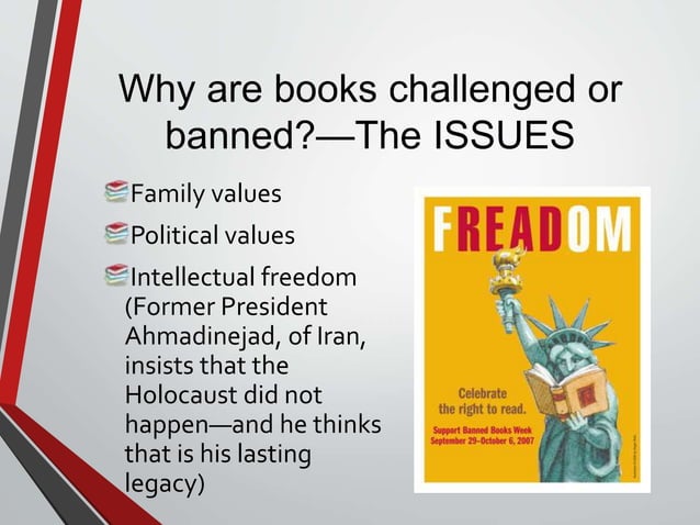 2014 Banned Books Presentation | PPTX | Law