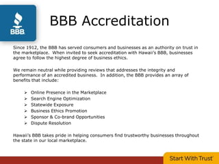 BBB Accreditation Presentation | PPT