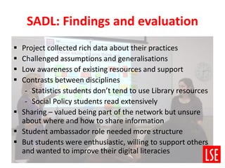 Transitions from school to higher education: understanding the needs of ...