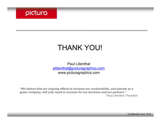 Paul Lilienthal - Pictura Graphics Sustainability | PDF | Environmental ...
