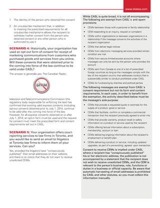 Learn More About Canada's New Anti-Spam Law | PDF