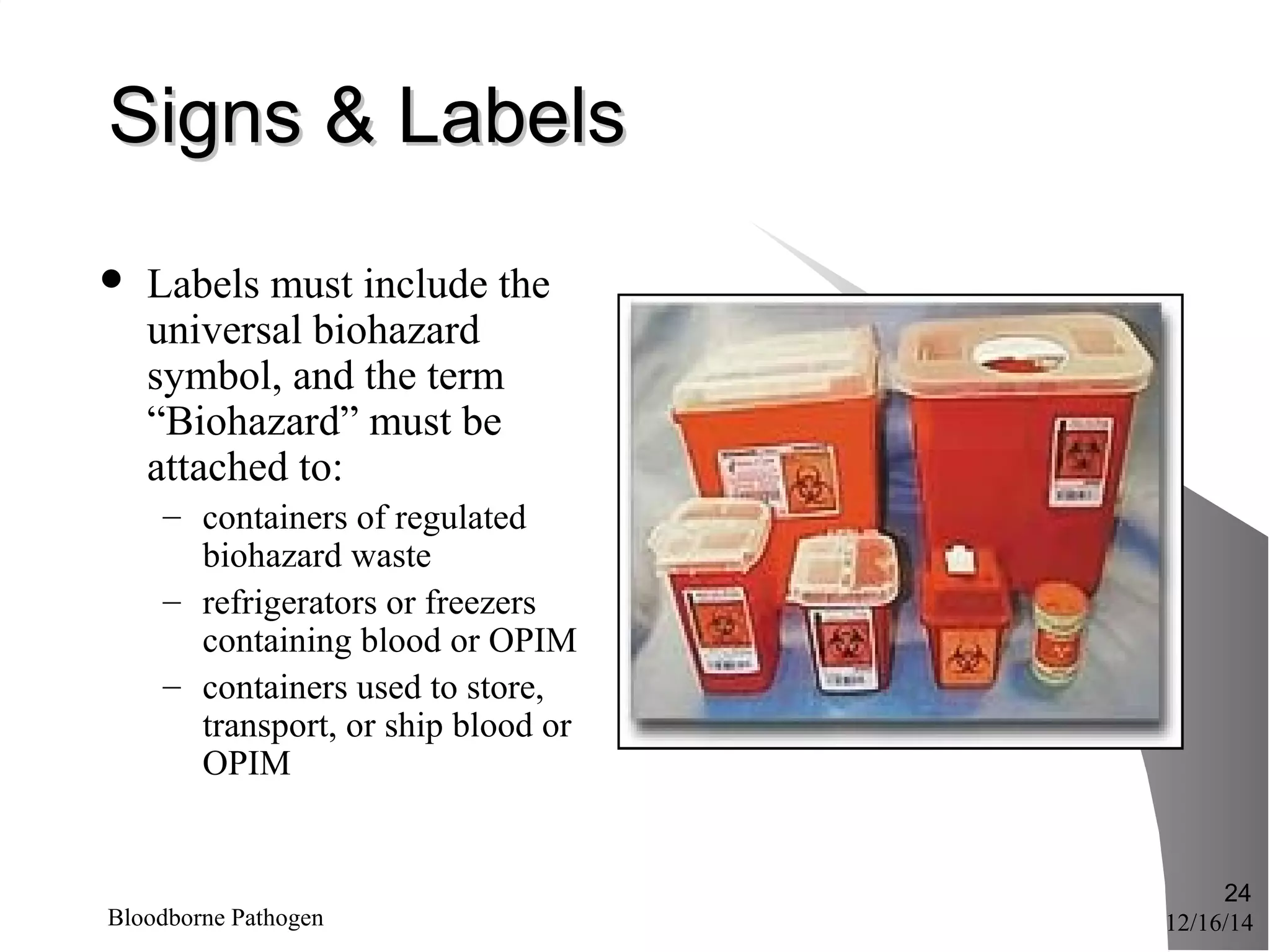 Bloodborne Pathogen Training Safety Course 2014 | PPT