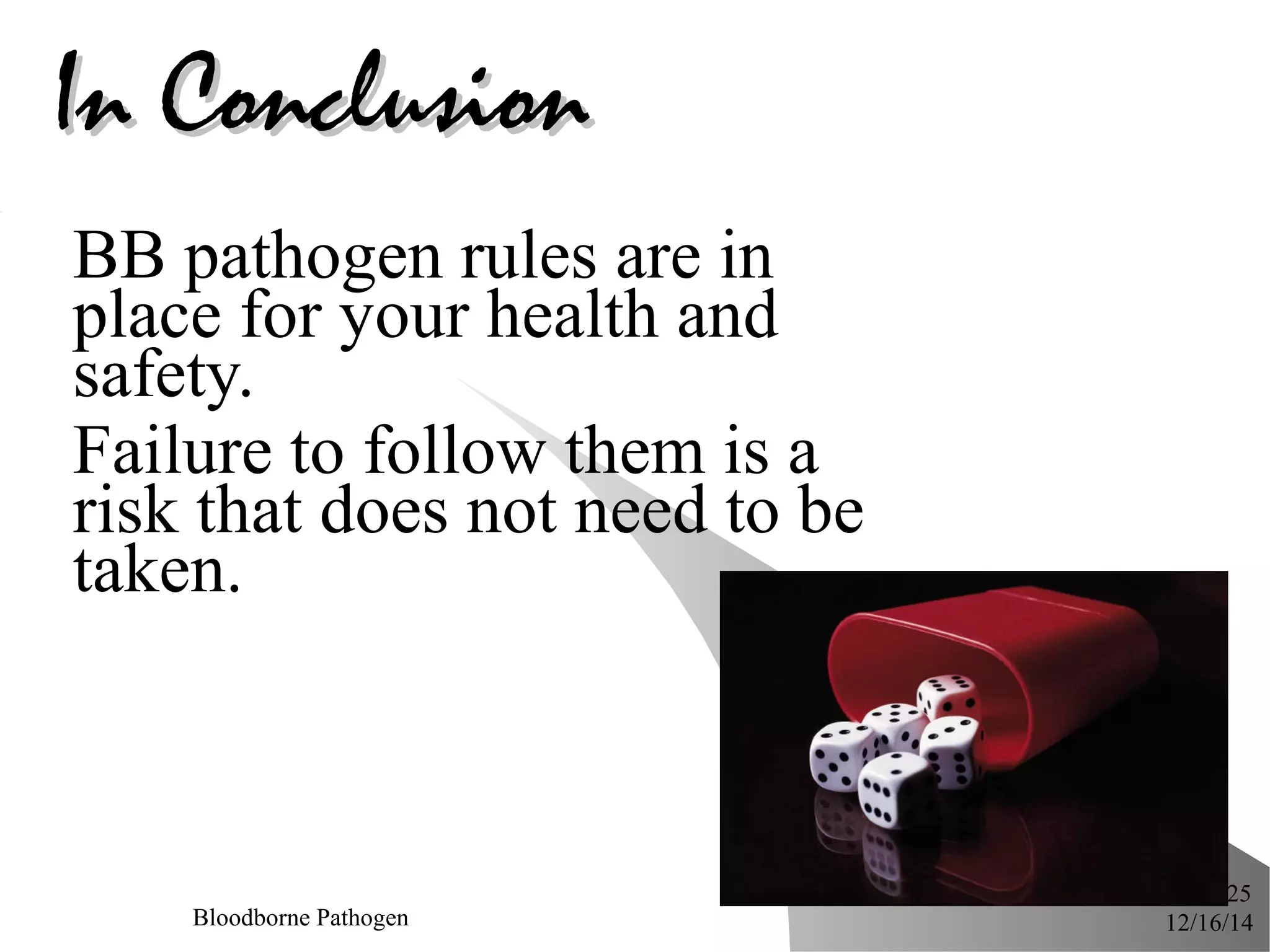 Bloodborne Pathogen Training Safety Course 2014 | PPT