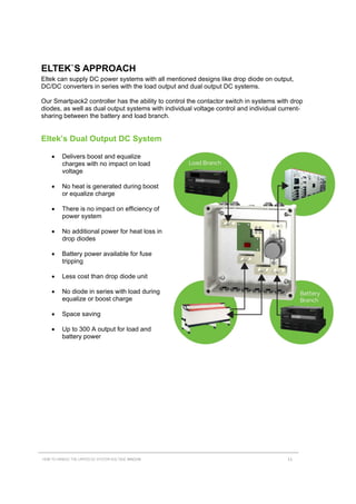 Boost and equalize charge with limited voltage window - an Eltek White ...