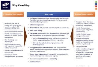 Clear2Pay Services | PPTX