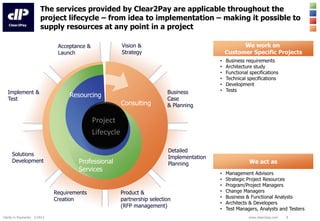 Clear2Pay Services | PPTX