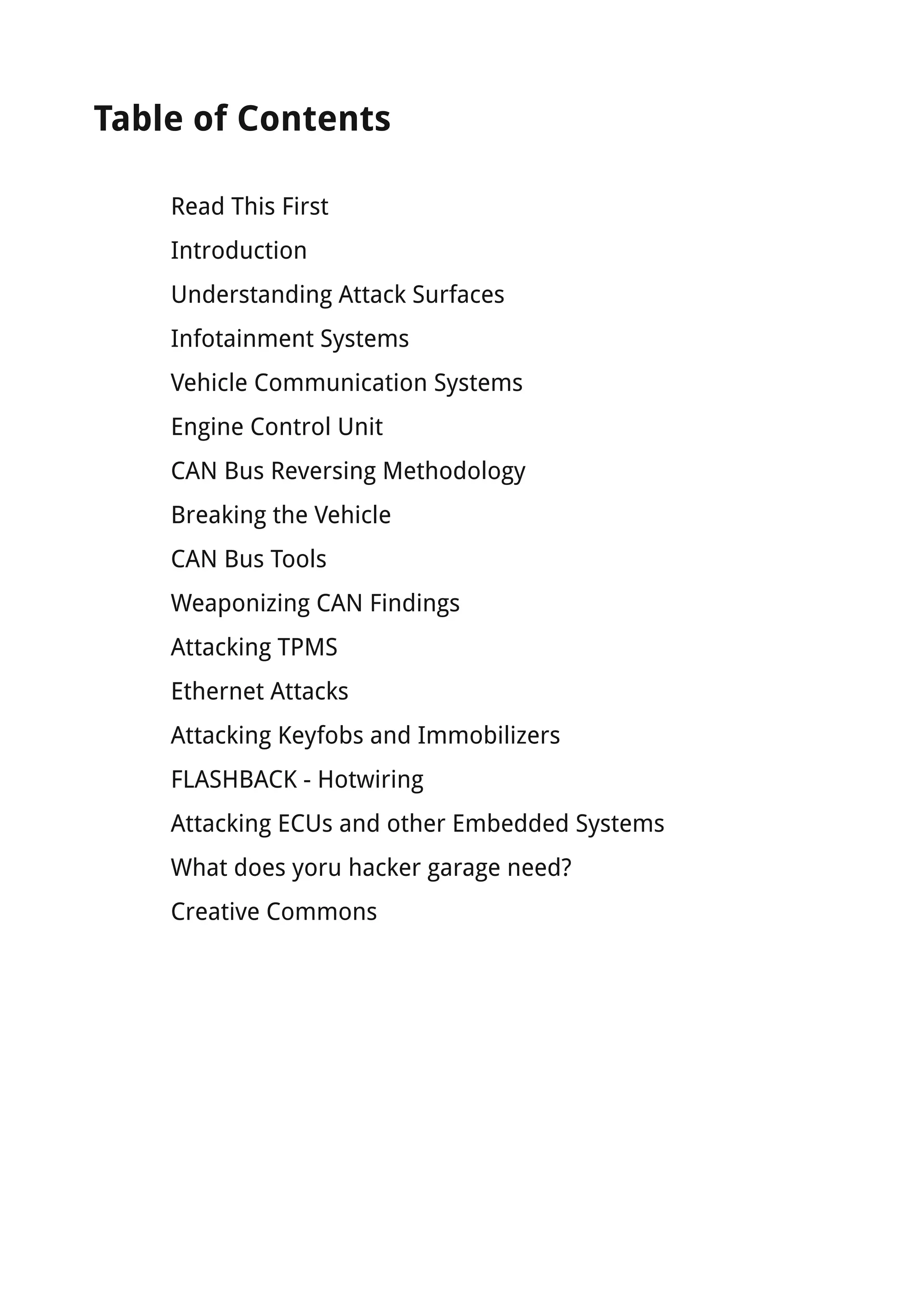 Car hackers handbook | PDF