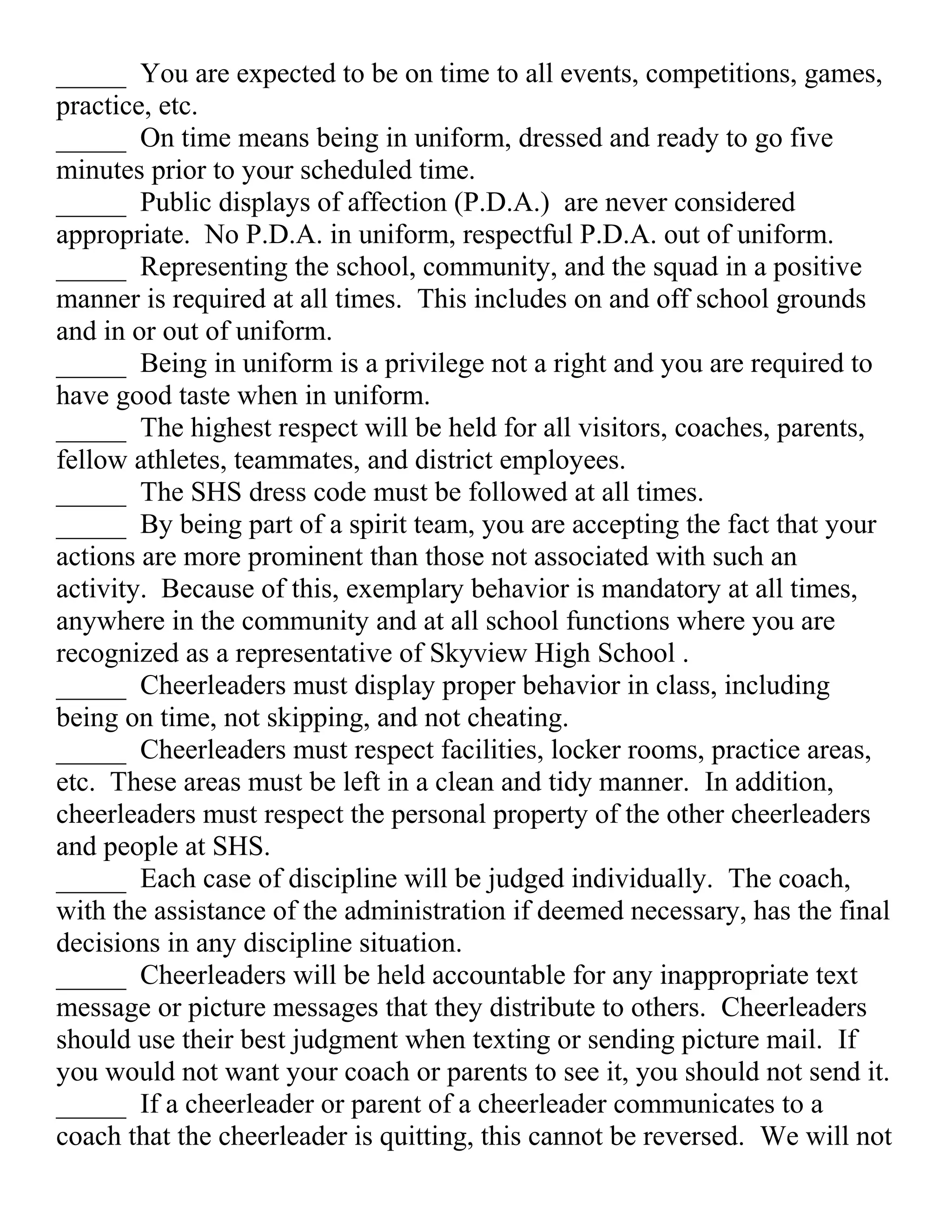 2014 cheer constitution | DOC