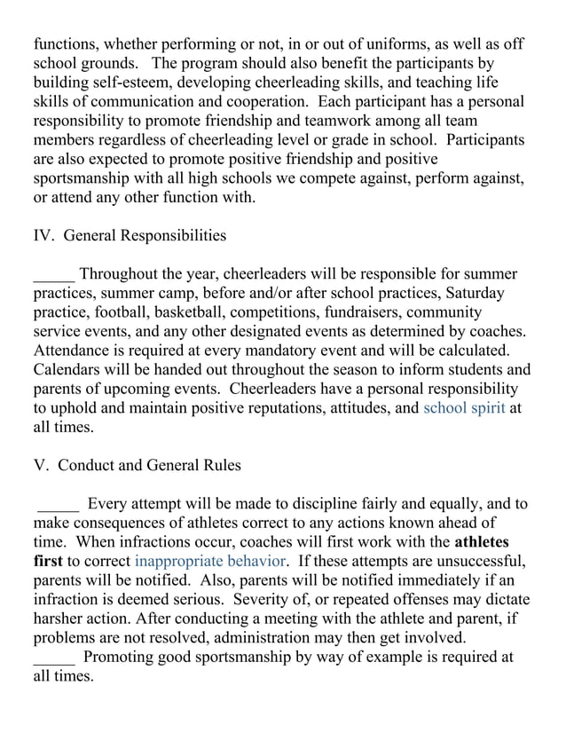 2014 cheer constitution | PDF