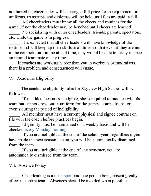 2014 cheer constitution | PDF