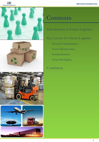 CII 2014- Report on Green Logistics | PDF