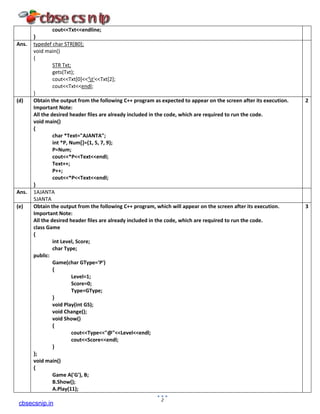 2014 computer science_question_paper | PDF
