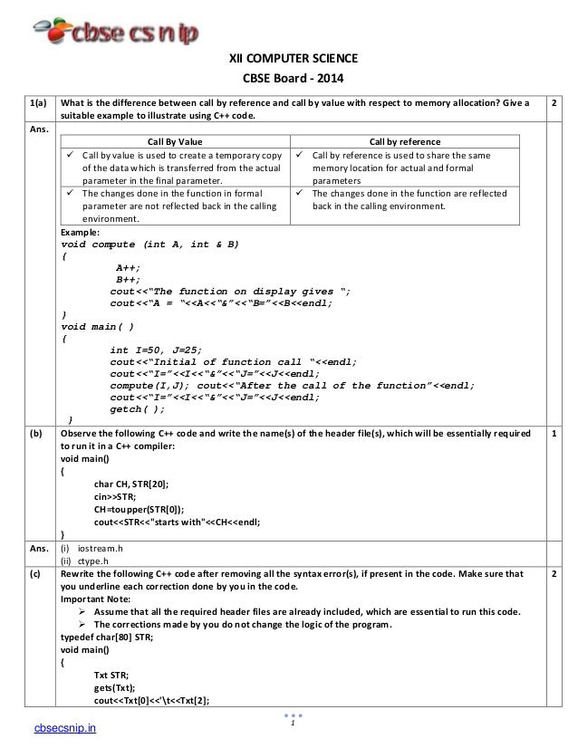 2014 computer science_question_paper