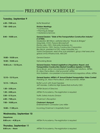 2014 ARTBA National Convention | PDF