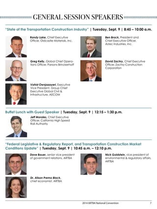 2014 ARTBA National Convention | PDF