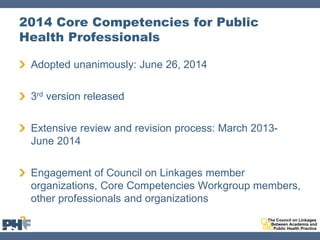 2014 core competencies 061615 | PDF