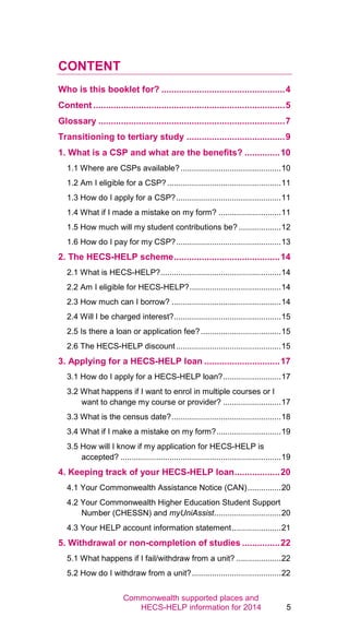2014 csp+hecs help booklet | PDF
