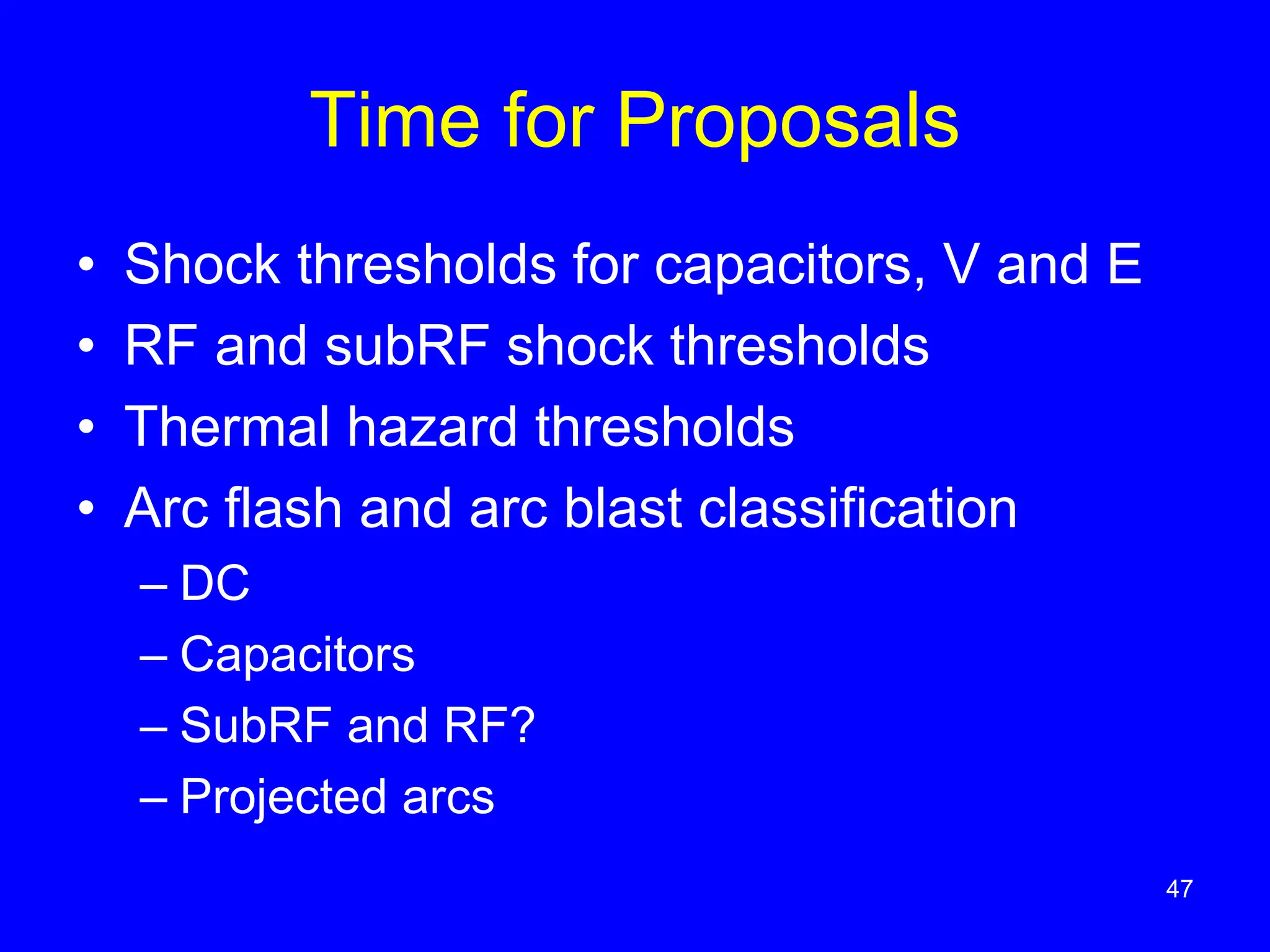 DC Electrical Safety Standards presentation | PPT