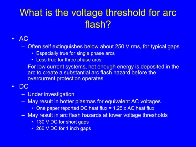 DC Electrical Safety Standards presentation | PPT