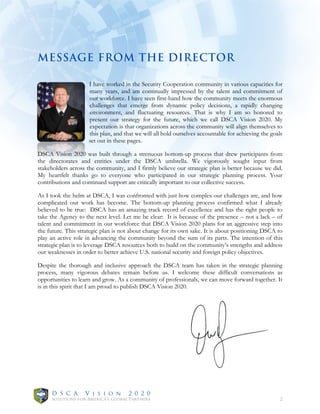 2014 Defense Security Cooperation Agency (DSCA) Strategic Plan Vision ...