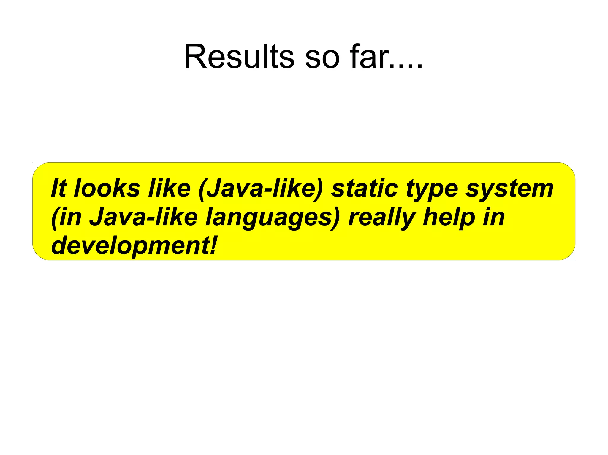 What do we really know about the differences between static and dynamic ...