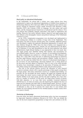 Geert Driessen & Michael Merry (2014) ER Trends in educational ...