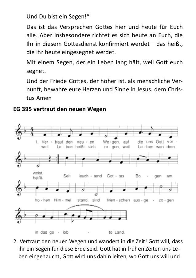 2014 du bist ein segen