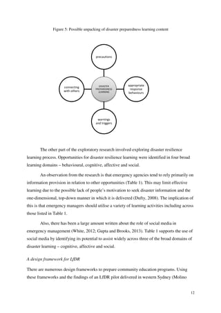 Paper: What is disaster resilience education? | PDF