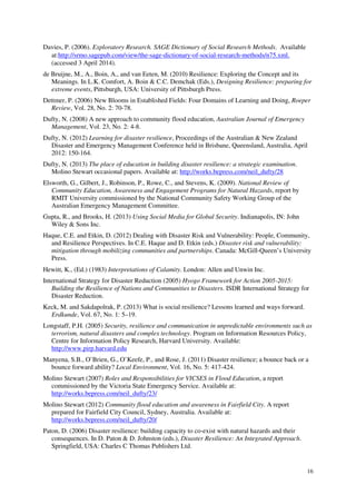 Paper: What is disaster resilience education? | PDF